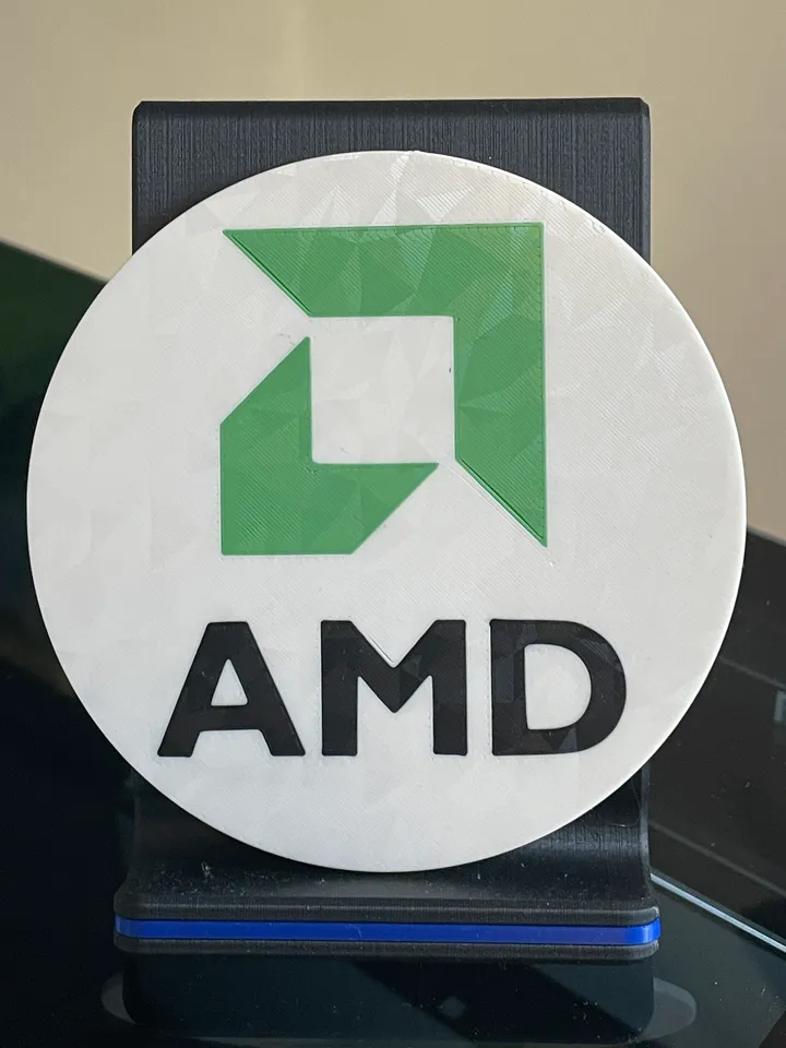 Coaster AMD by Ivan_Creation_3D | Download free STL model | Printables.com
