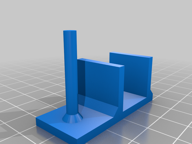 Shelf floor Clip for Fan Mounting by Korle | Download free STL model ...