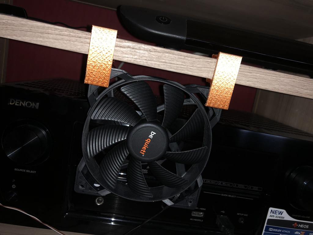 Shelf floor Clip for Fan Mounting by Korle | Download free STL model ...