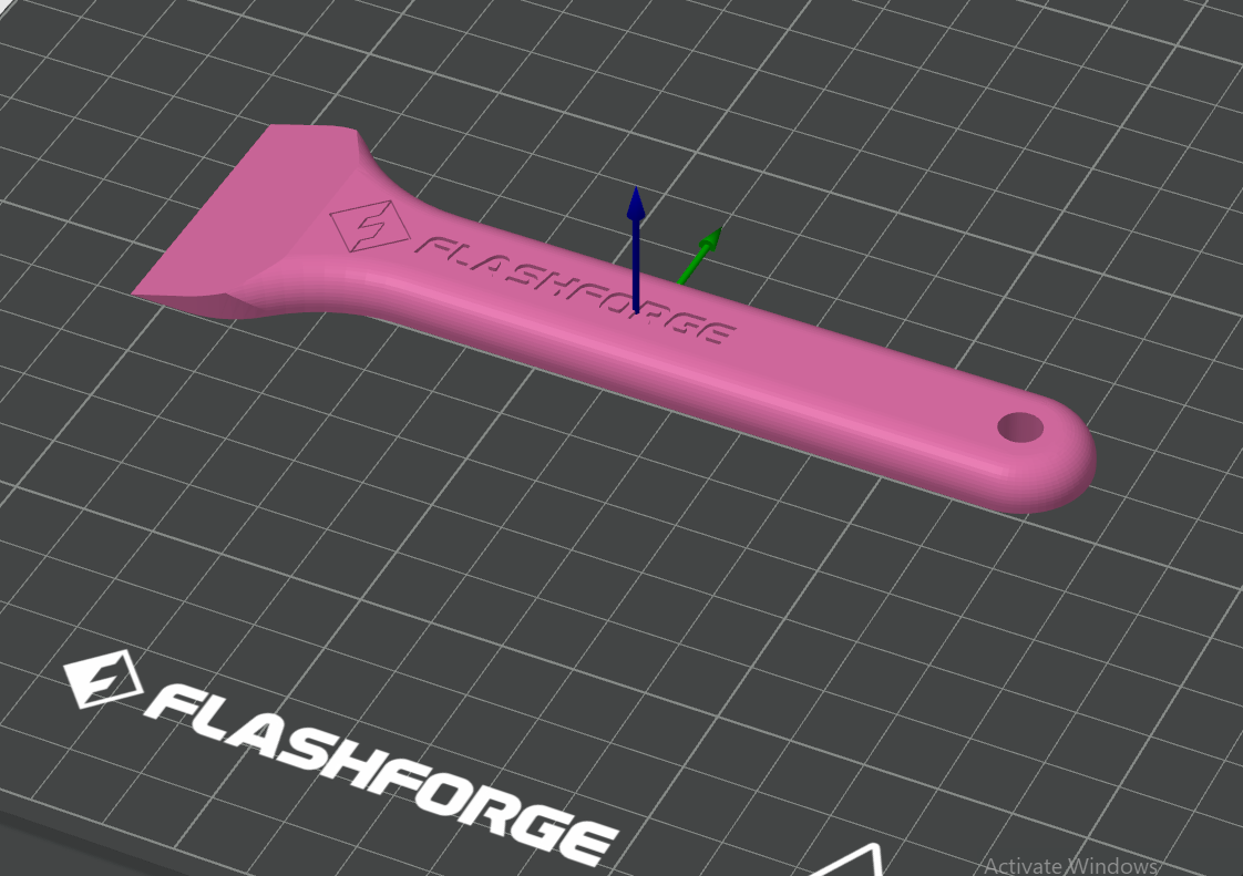 Flashforge Printbed Scraper. by Allar3D | Download free STL model ...