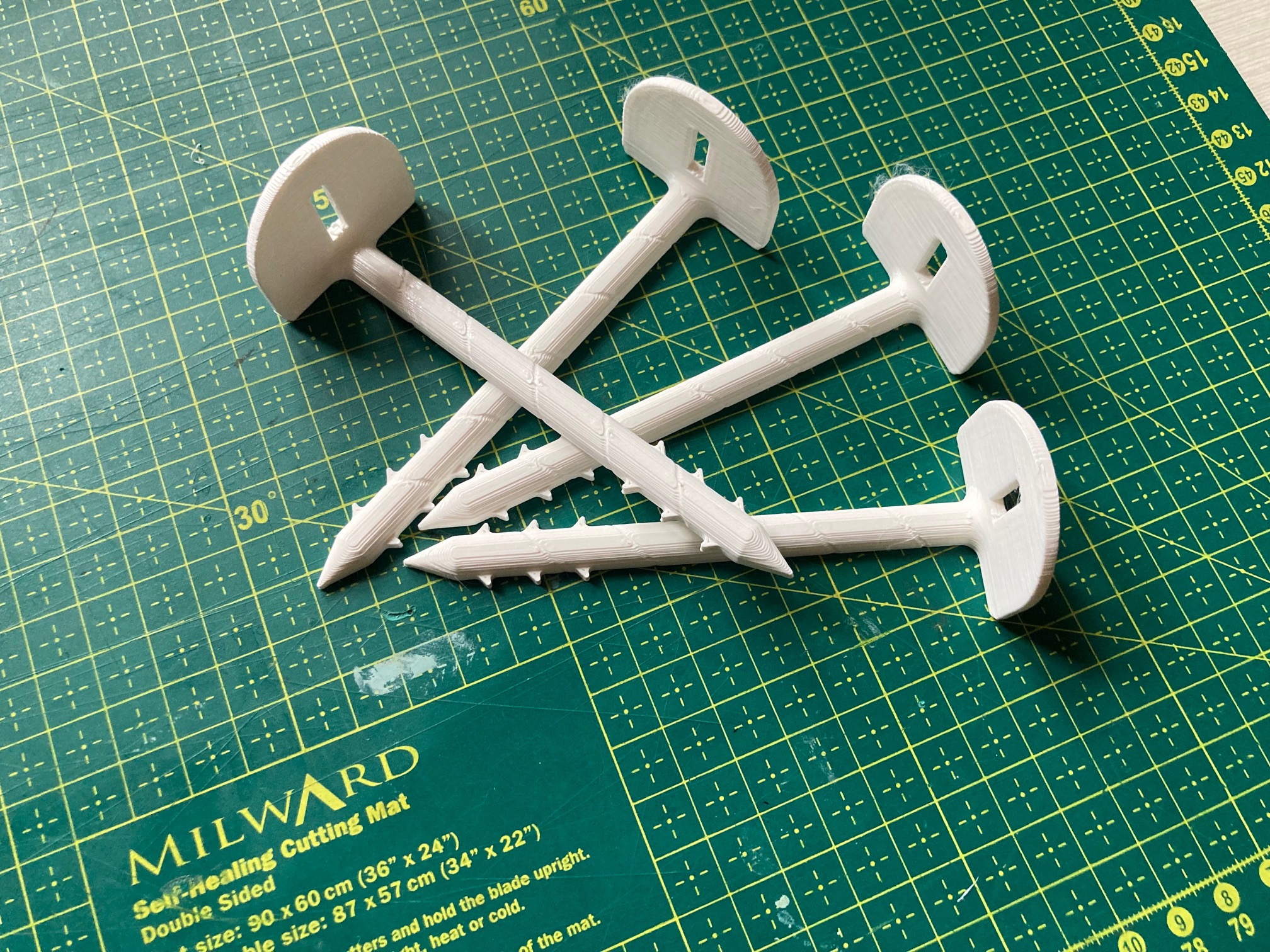 Ground garden stake (fabric/textile + stake/pin) by Viktor M ...