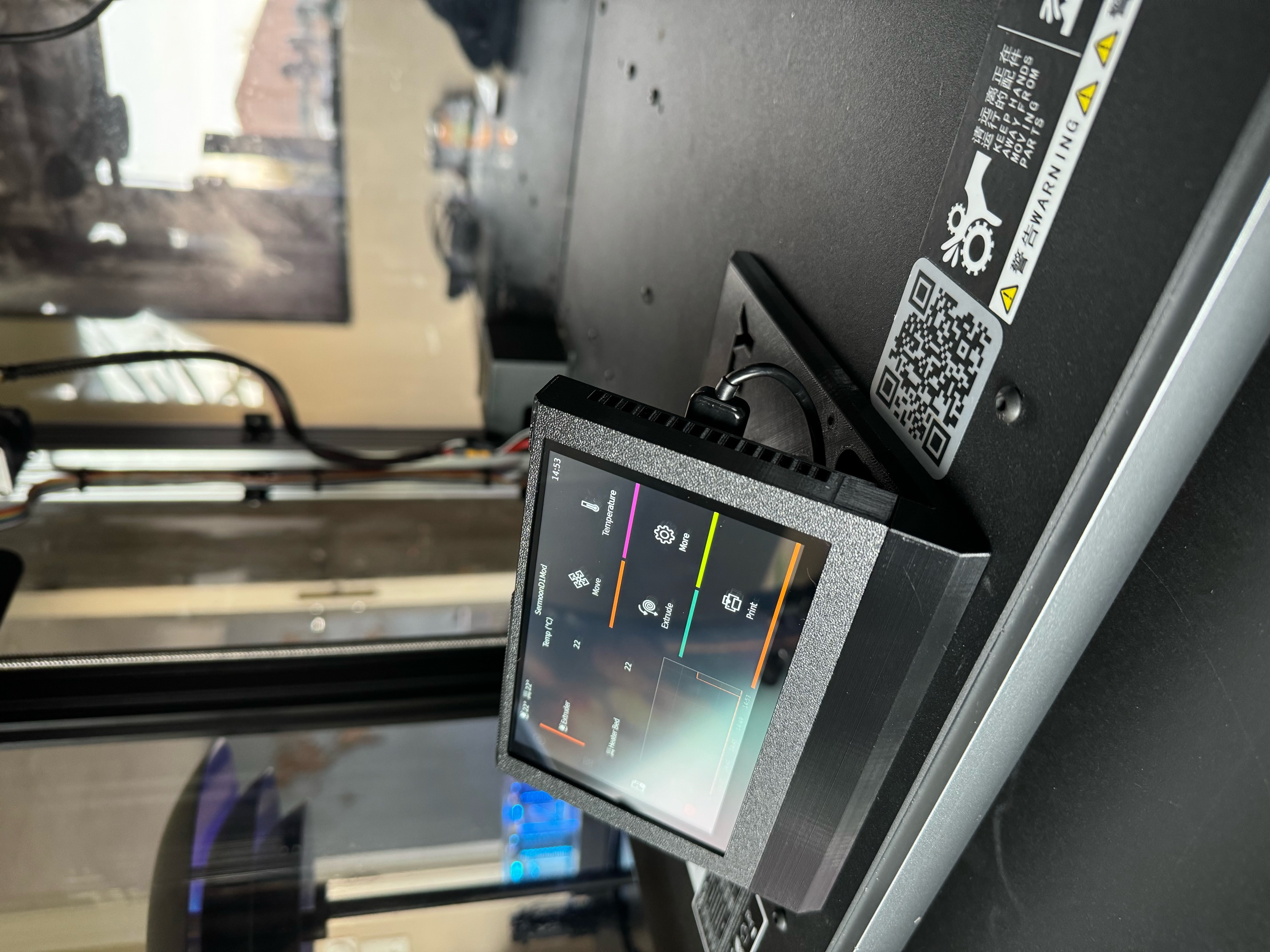 Creality Sermoon D1 replace original screen with BigTreeTech TFT5 by ...