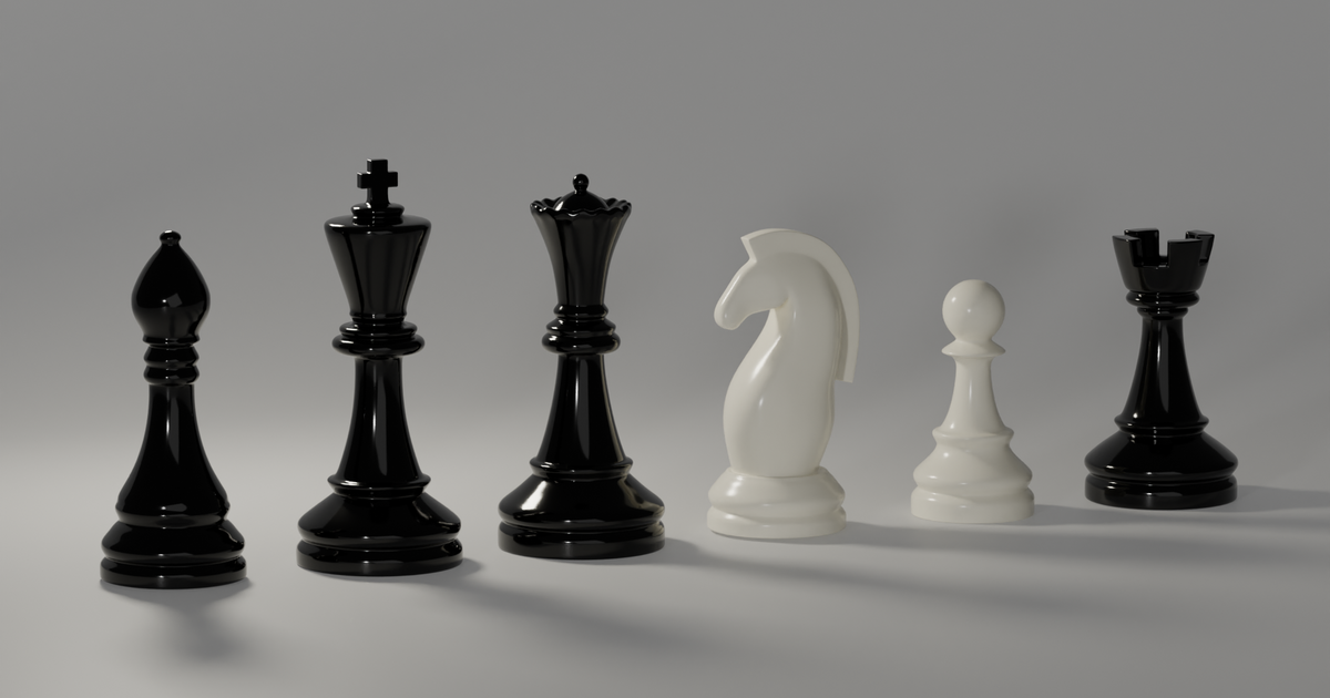 Traditional chess set by Homy.com | Download free STL model ...