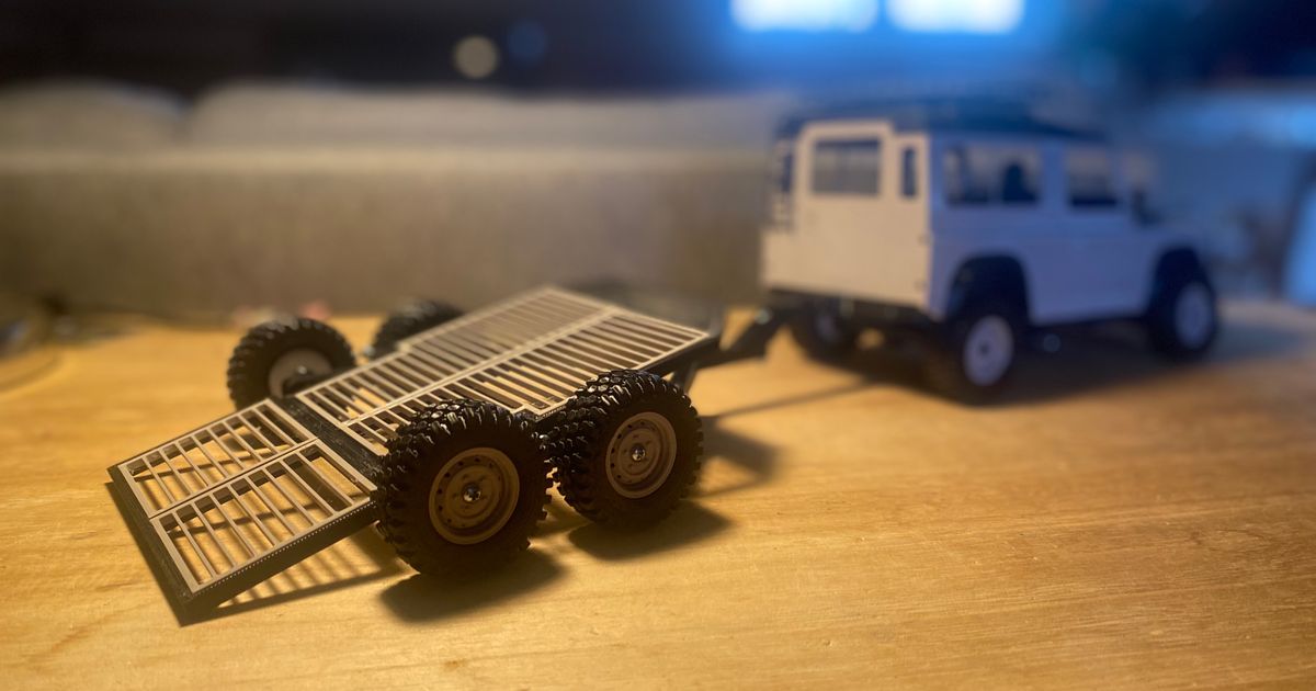 Lowboy tipping trailer for Landy mini by Quido Wagner | Download free ...