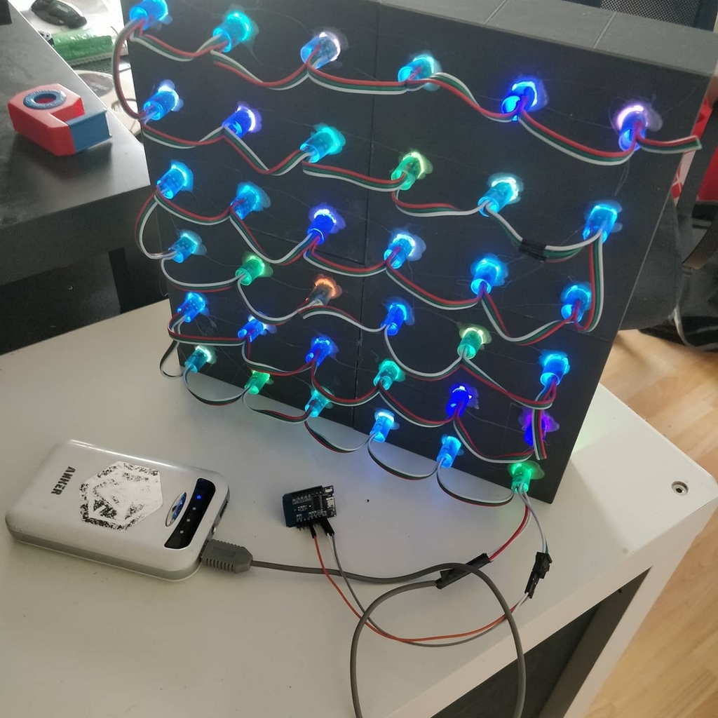 Wireless LED wall by fleaz | Download free STL model | Printables.com