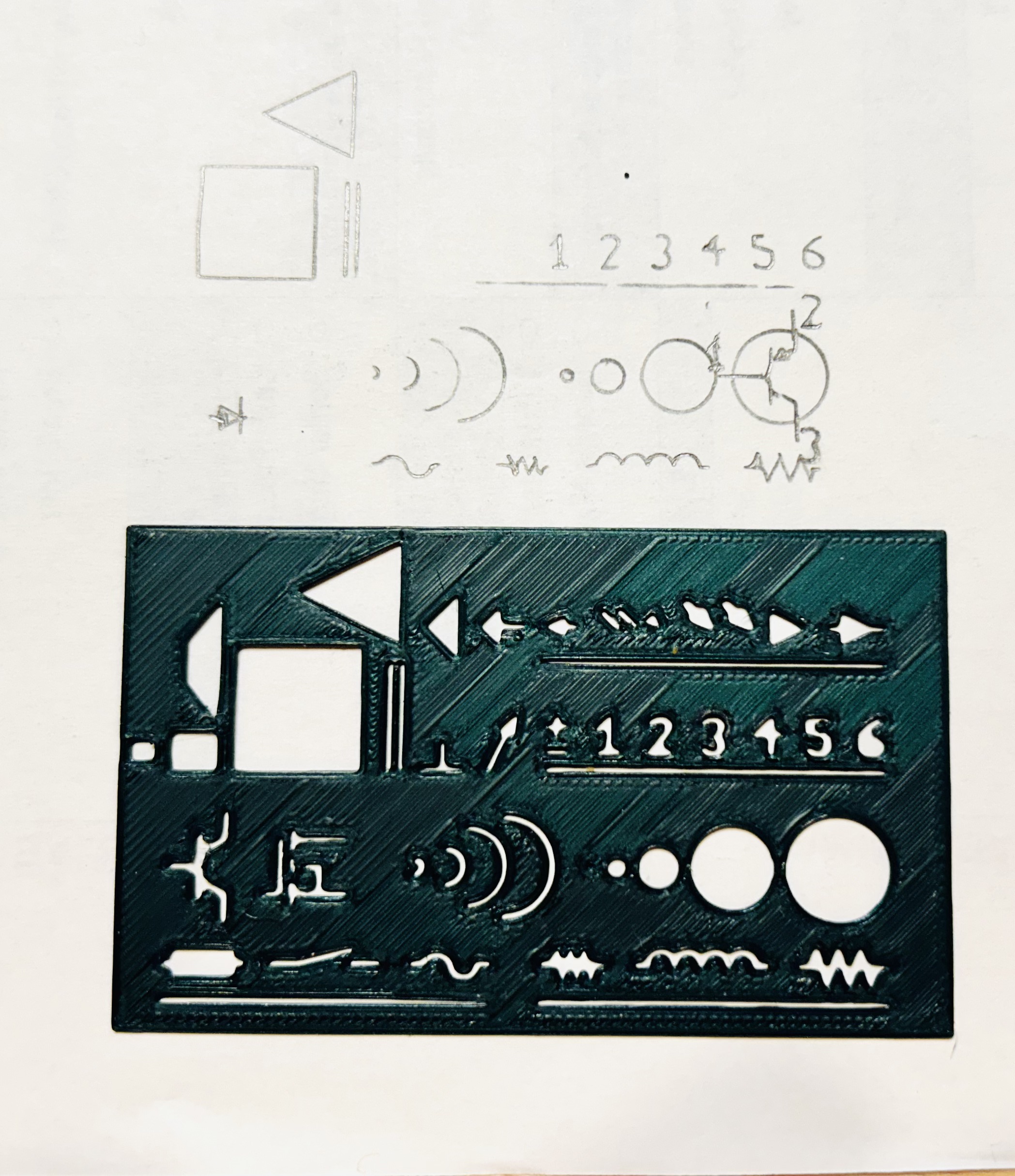 UFS-156 More Electrical Diagrams Stencil or Circuit Template by ...