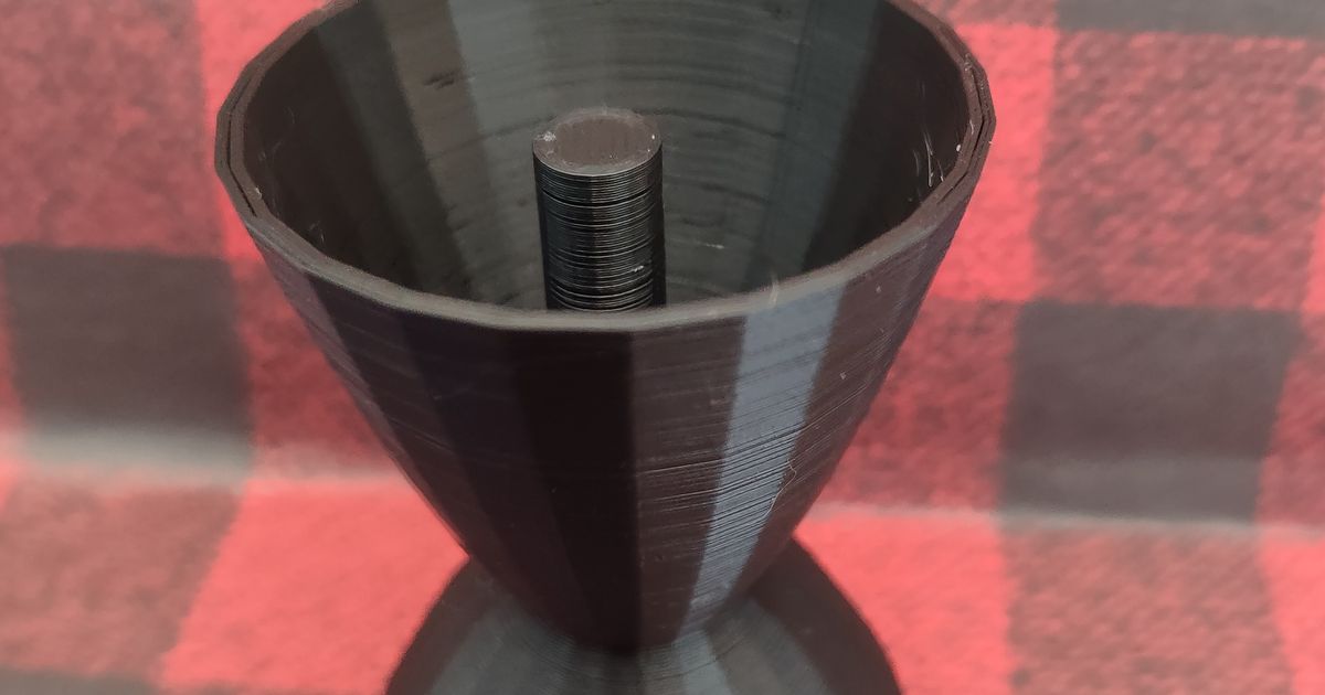 Greedy Cup (Pythagorean cup) by Plaid Platypus .co | Download free STL ...