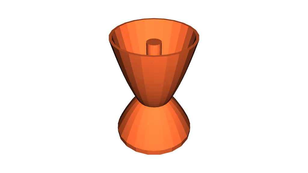 Greedy Cup (Pythagorean cup) by Plaid Platypus .co | Download free STL ...
