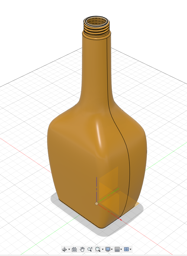 Glass Bottle by SujanPoddar | Download free STL model | Printables.com Glass Bottle by SujanPoddar | Download free STL model | Printables.com
