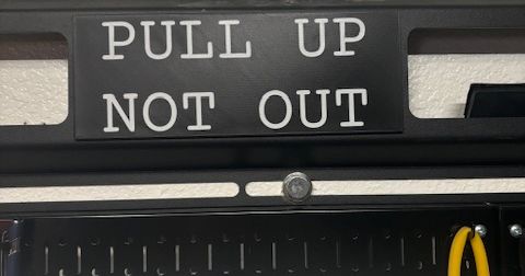 Pull Up - Not Out Sign for Home Gym by BrownBEAR | Download free STL ...