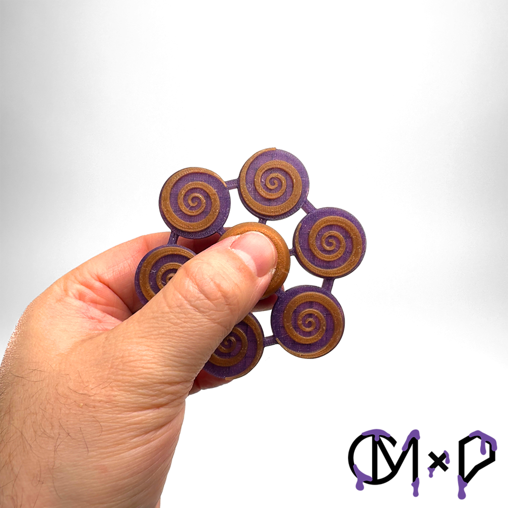Hypno-Fidget Spinner by Protopasta | Download free STL model | Printables.com