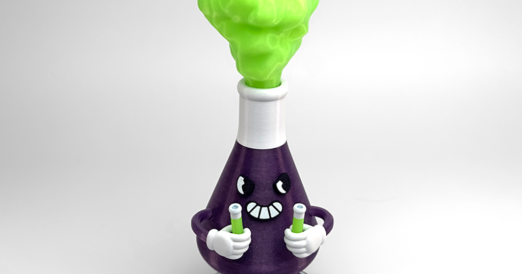 Science Flask Character by Protopasta | Download free STL model ...