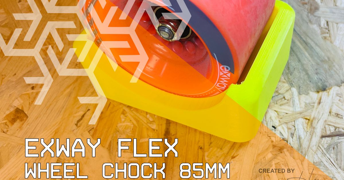 LongBoard ExWay Flex - Wheel Chock 85mm by Valentino Hesse | Download ...