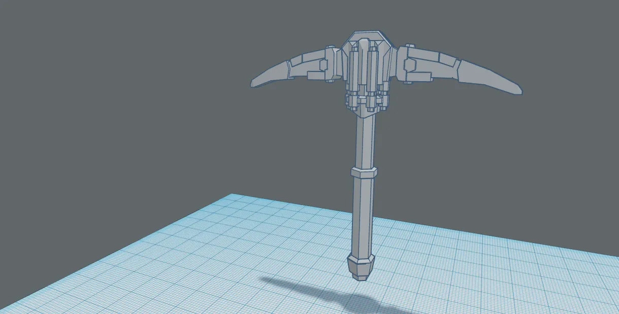 Deep Rock Galactic Company Pickaxe by BreadStixs31 | Download free STL ...