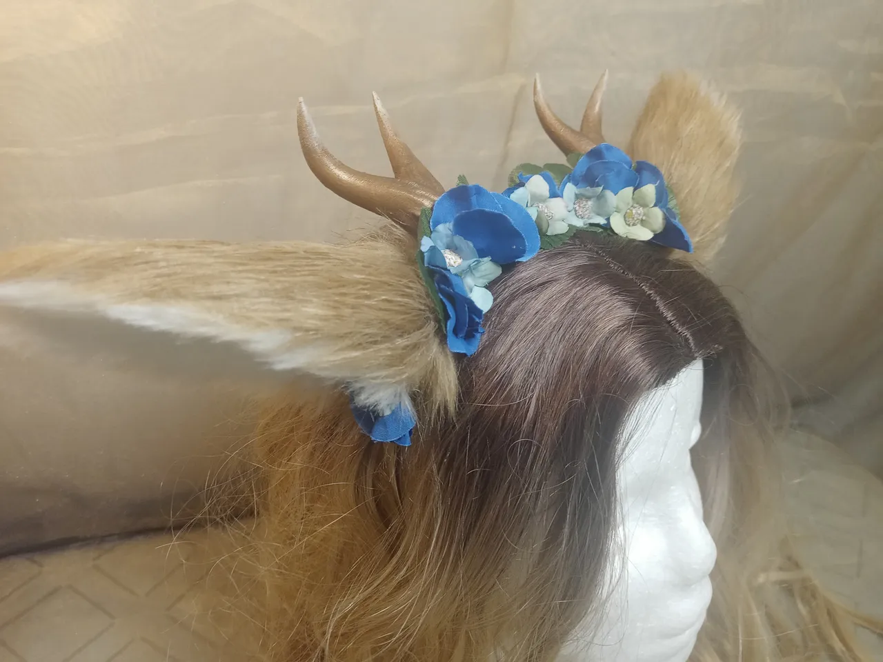 Y-shaped deer horns for cosplay by Karra_cos | Download free STL model | Printables.com