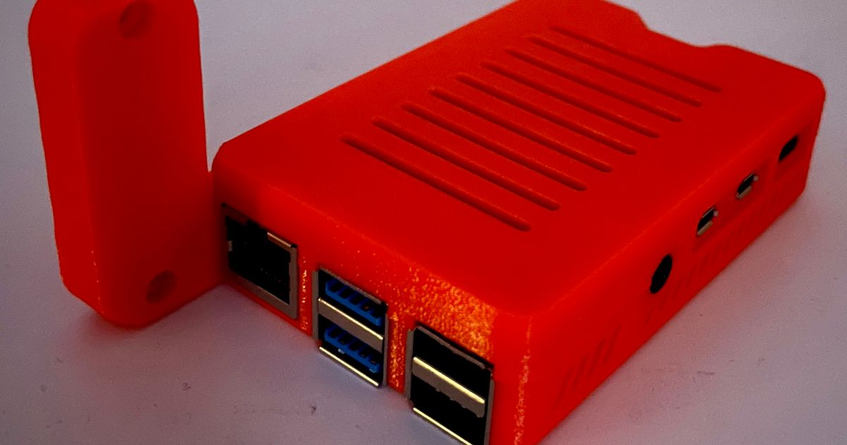 Raspberry pi 4 case - prusa - octoprint by Skalda | Download free STL ...