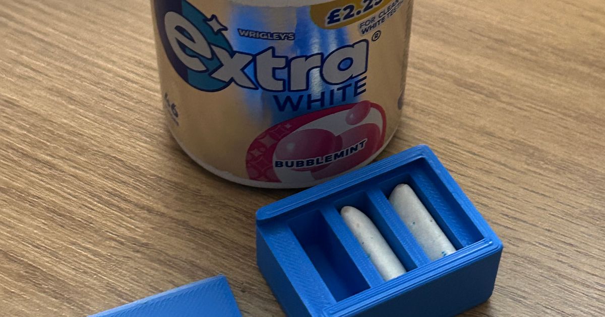 gum case by auburn | Download free STL model | Printables.com