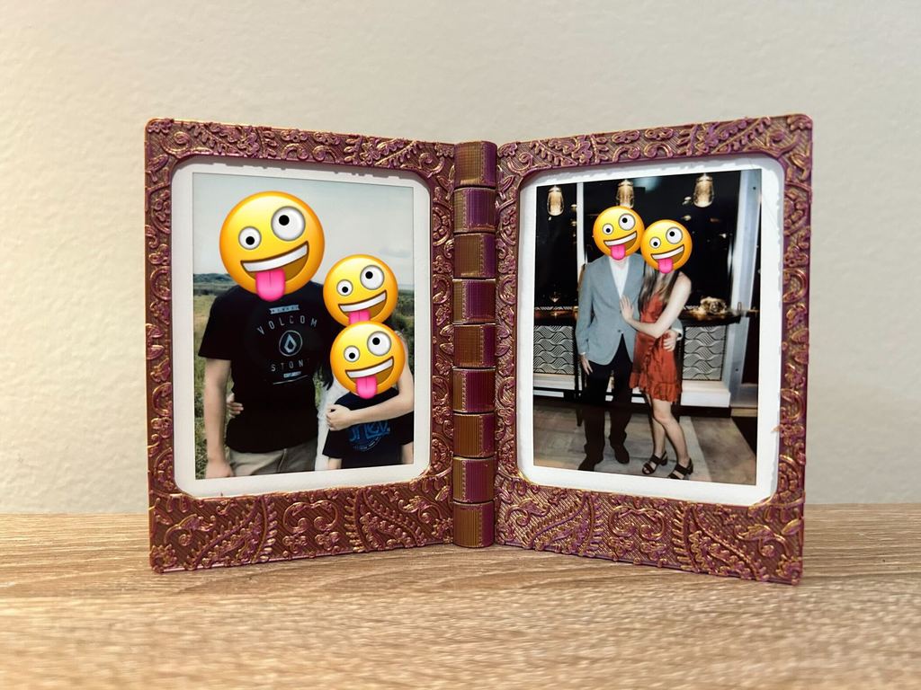 Print-in-Place Folding Instant Film Frame by drewbs | Download free STL ...