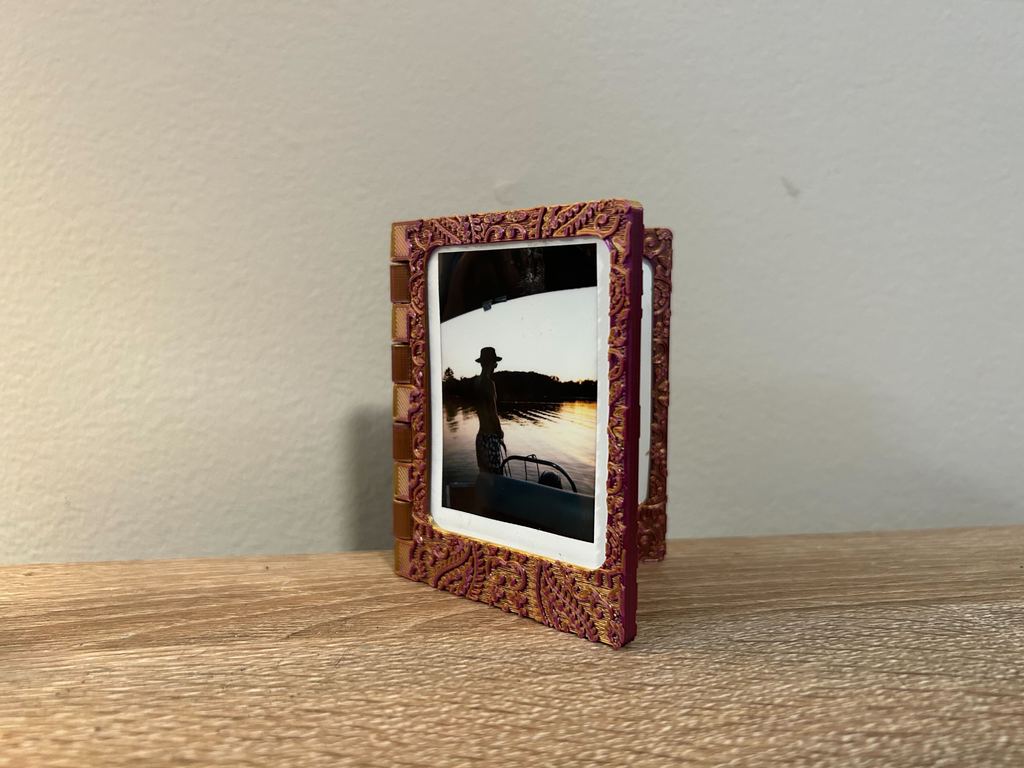 Print-in-Place Folding Instant Film Frame by drewbs | Download free STL ...