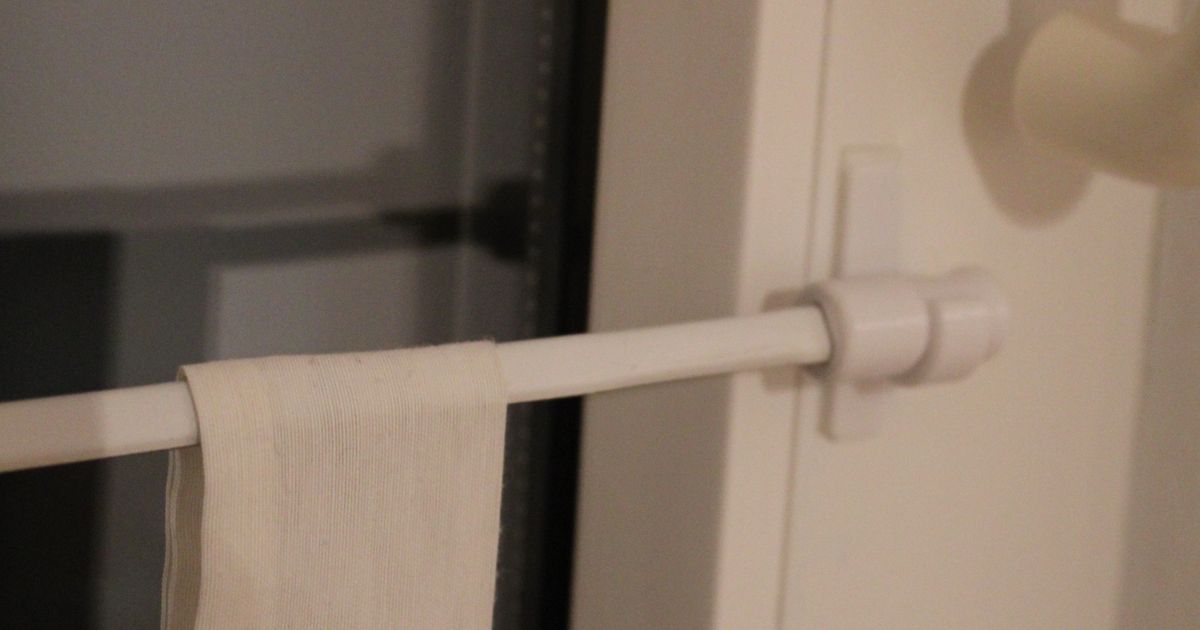 Oval curtain rod to round 12mm rail clip adapter by moWerk | Download ...