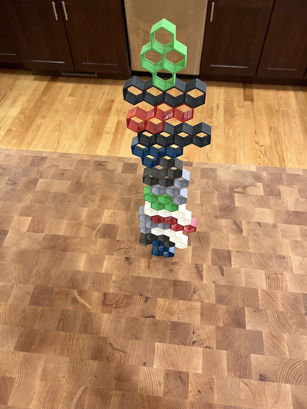 HexErect: 3D printed Hexagonal Building Blocks par Adam L | Téléchargez ...