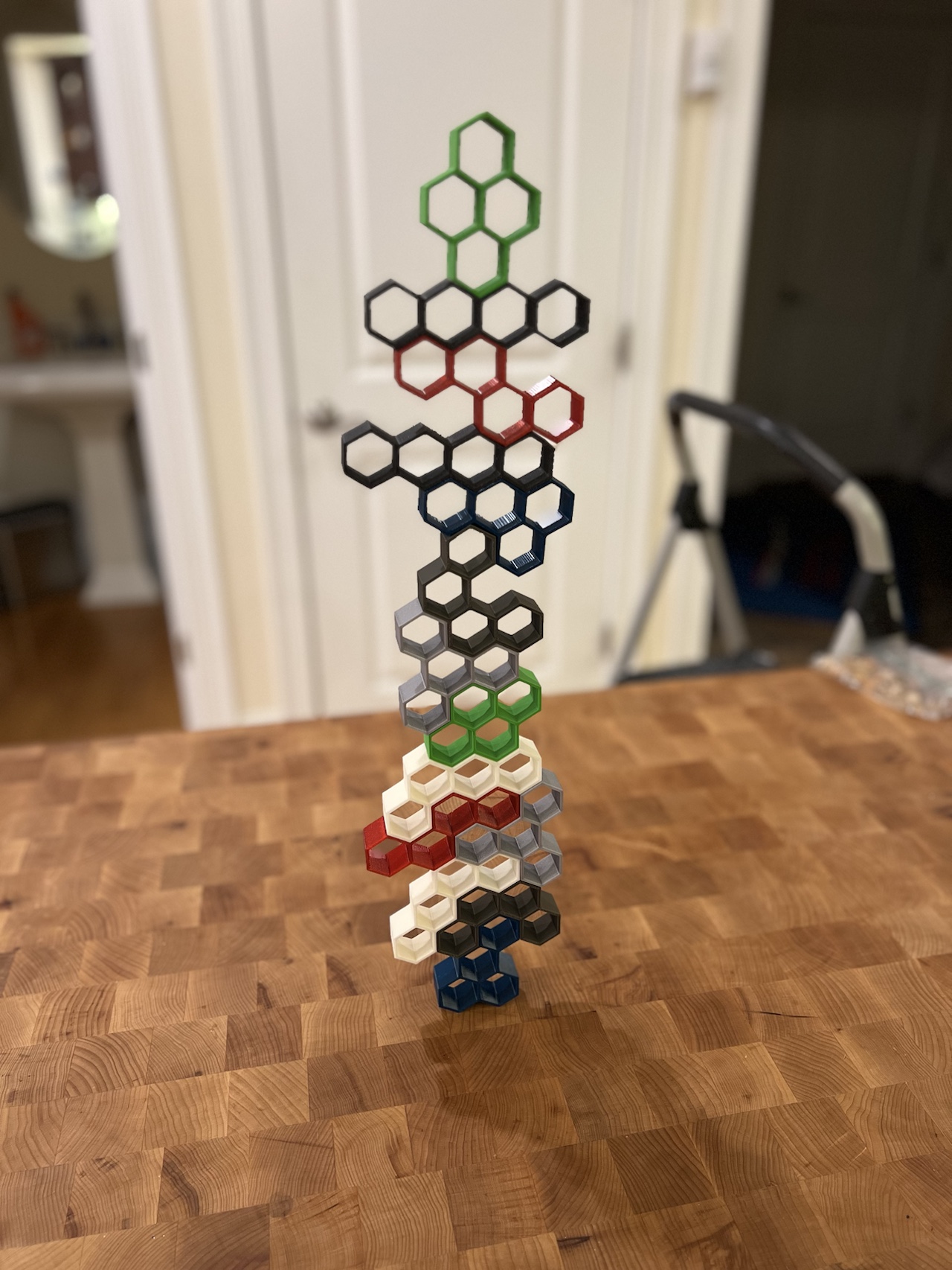 HexErect: 3D printed Hexagonal Building Blocks par Adam L | Téléchargez ...