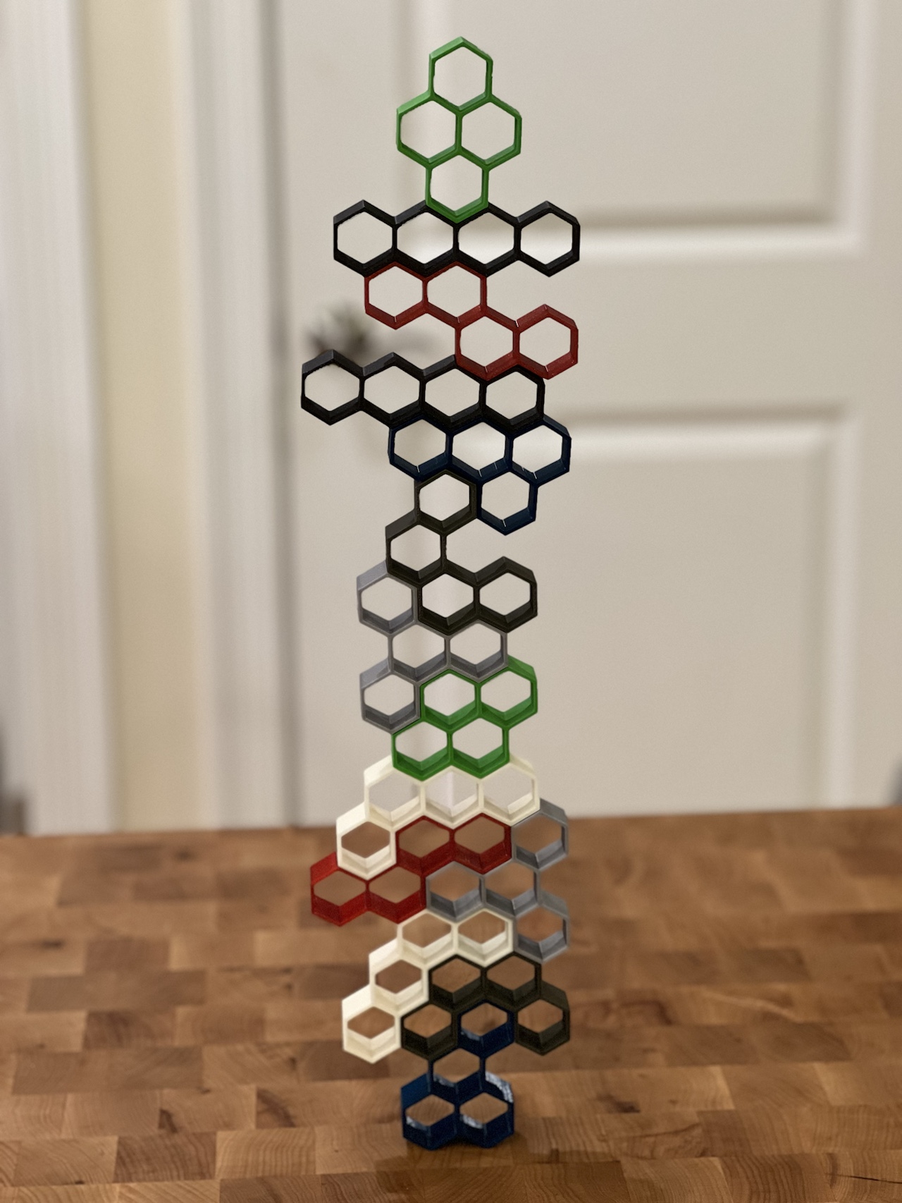 HexErect: 3D printed Hexagonal Building Blocks par Adam L | Téléchargez ...