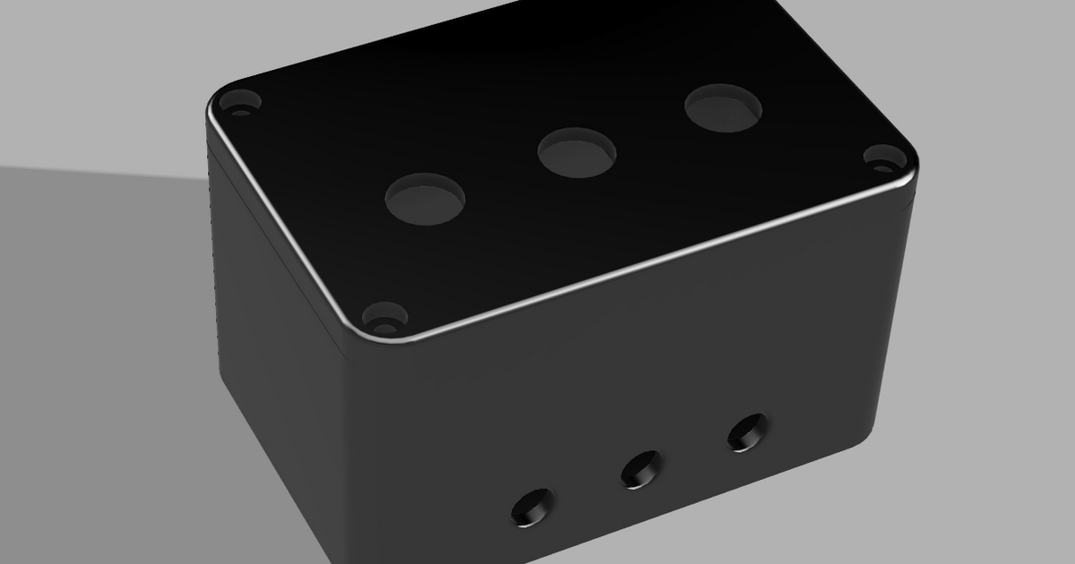Three Switch Box by zebpalmer | Download free STL model | Printables.com