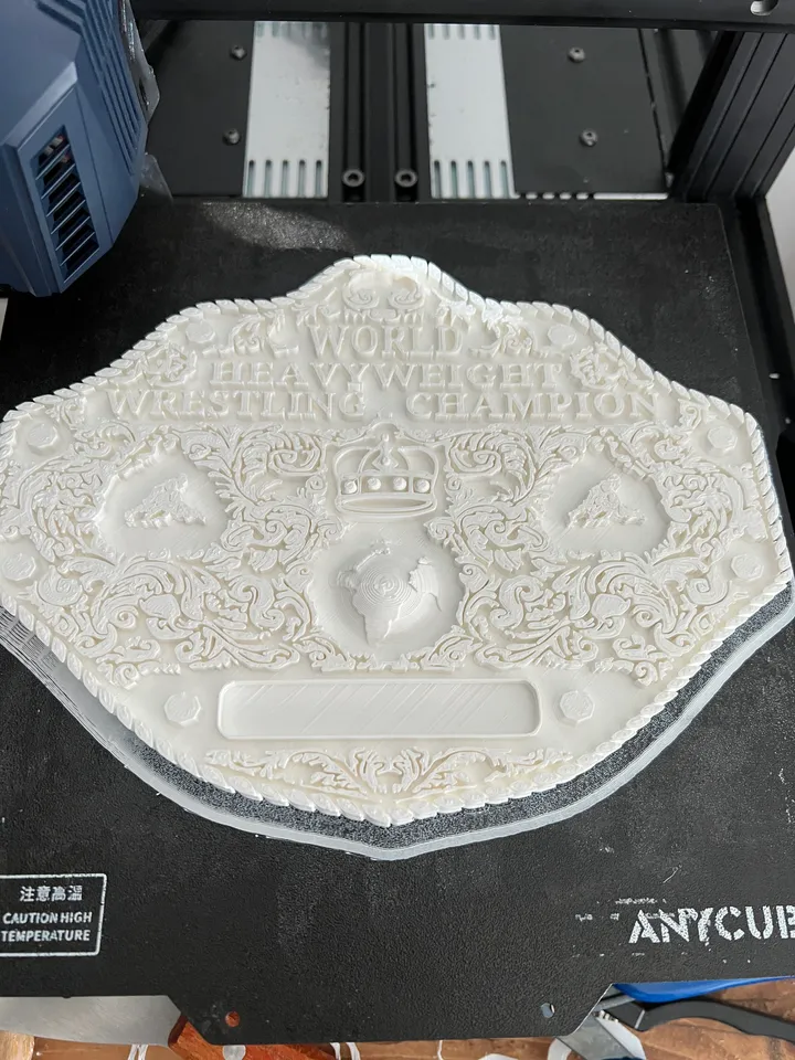 WWE heavyweight Championship belt by waspsoton | Download free STL ...