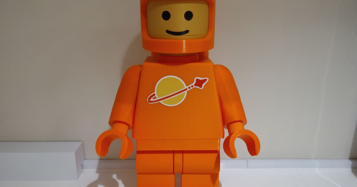 Lego Spaceman Logo by jwhangsta | Download free STL model | Printables.com