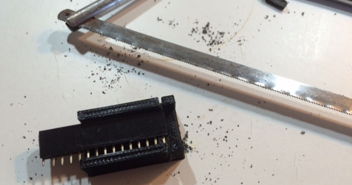 Pin Header Cutting Jig By Nikki81 Download Free Stl Model