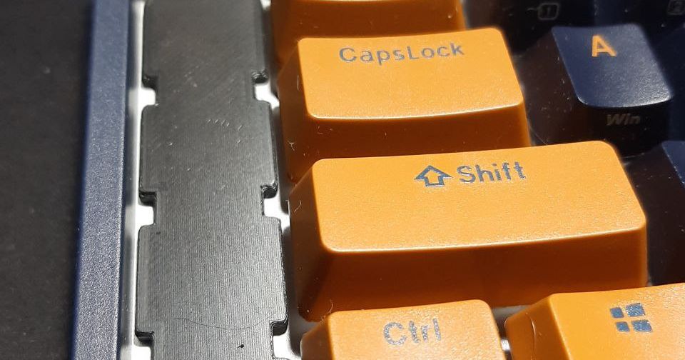 RKS70 Keyboard Macro Keys - PCB cover - Switch blocker by LGC ...