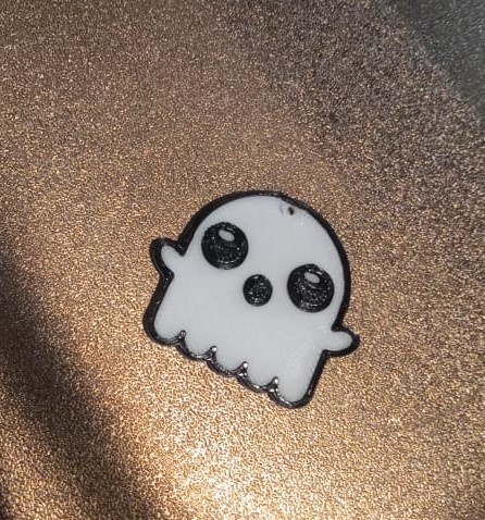 ghost keychain by alan david | Download free STL model | Printables.com