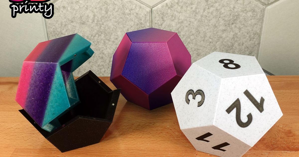 Magnetic Dodecahedron Box by 3D Printy | Download free STL model ...