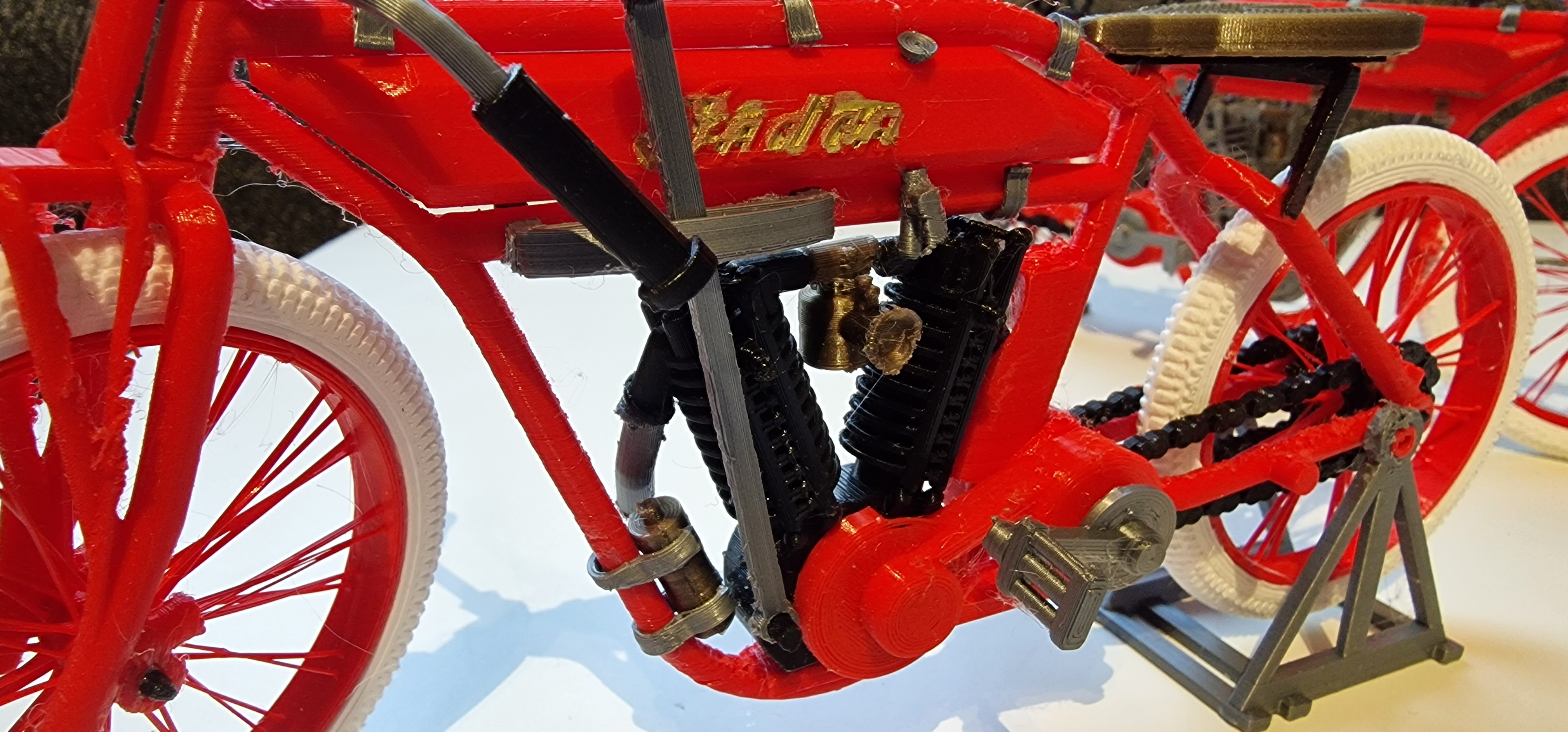 Indian motorcycle Double cilinder 1913 Designer Ed van der Heijden by ...