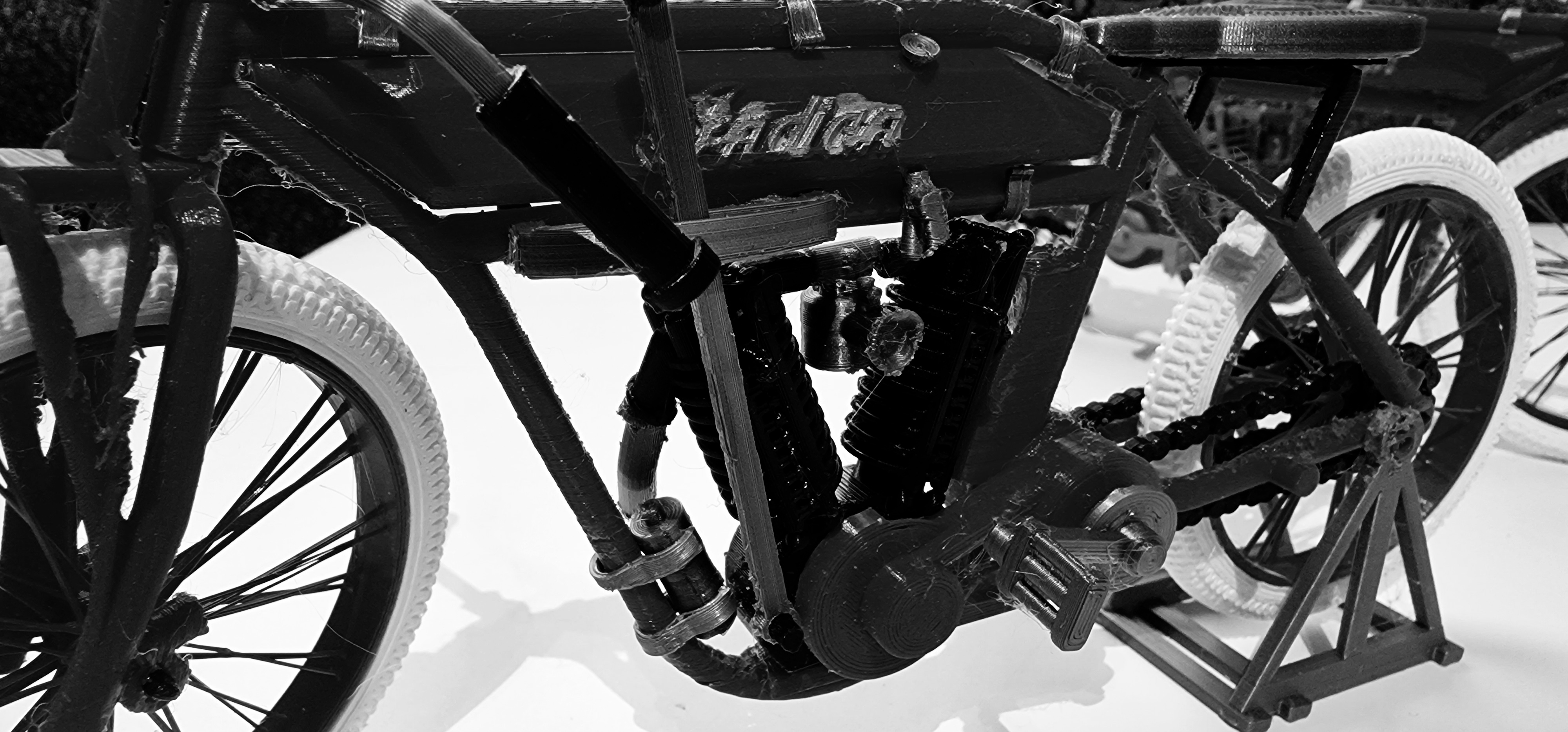Indian motorcycle Double cilinder 1913 Designer Ed van der Heijden by ...