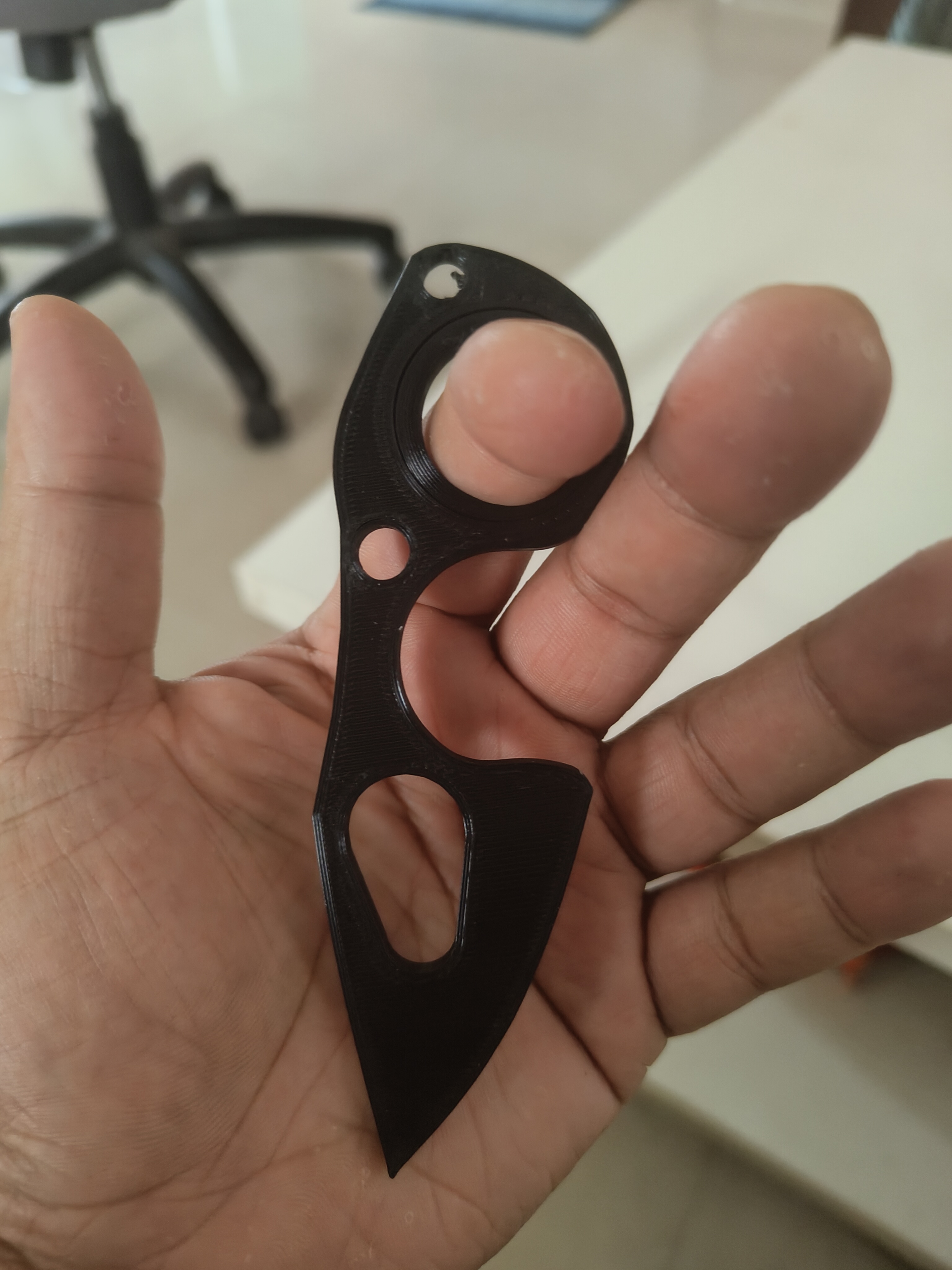 Karambit Spinner Keychain 2, with no bearing. by MadRajib | Download ...