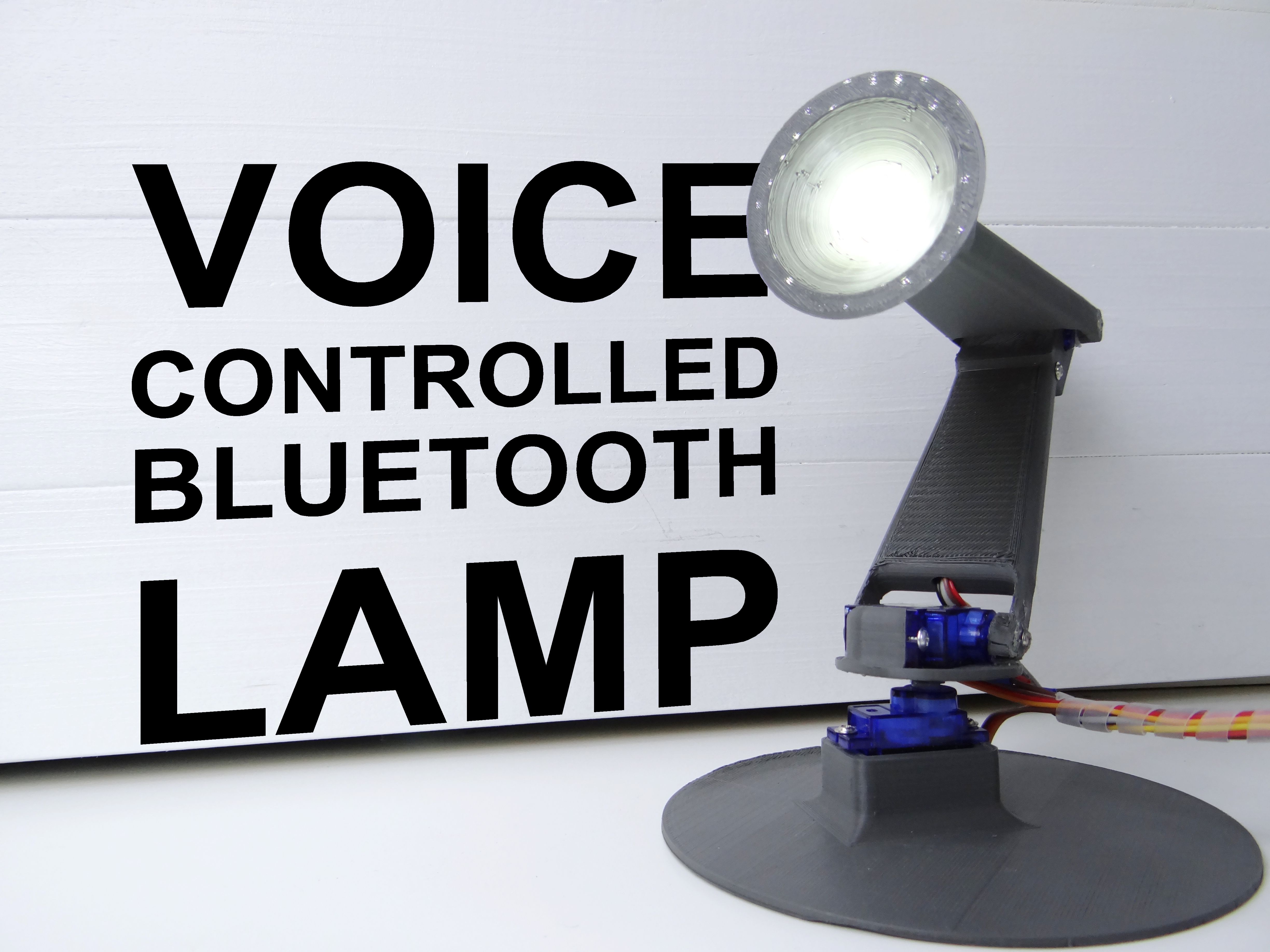 Arduino Bluetooth Voice Controlled Moving Lamp By Nikodem Bartnik