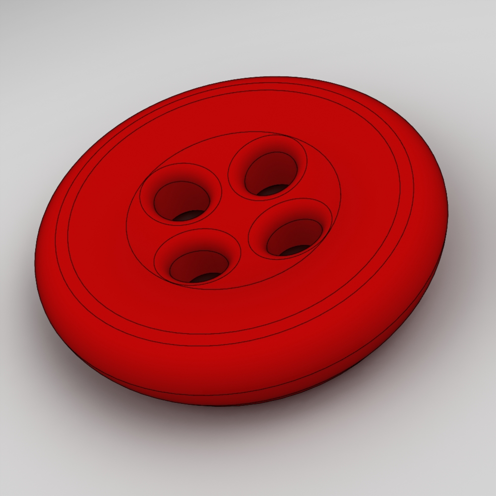 Shirt button by Dugacki | Download free STL model | Printables.com