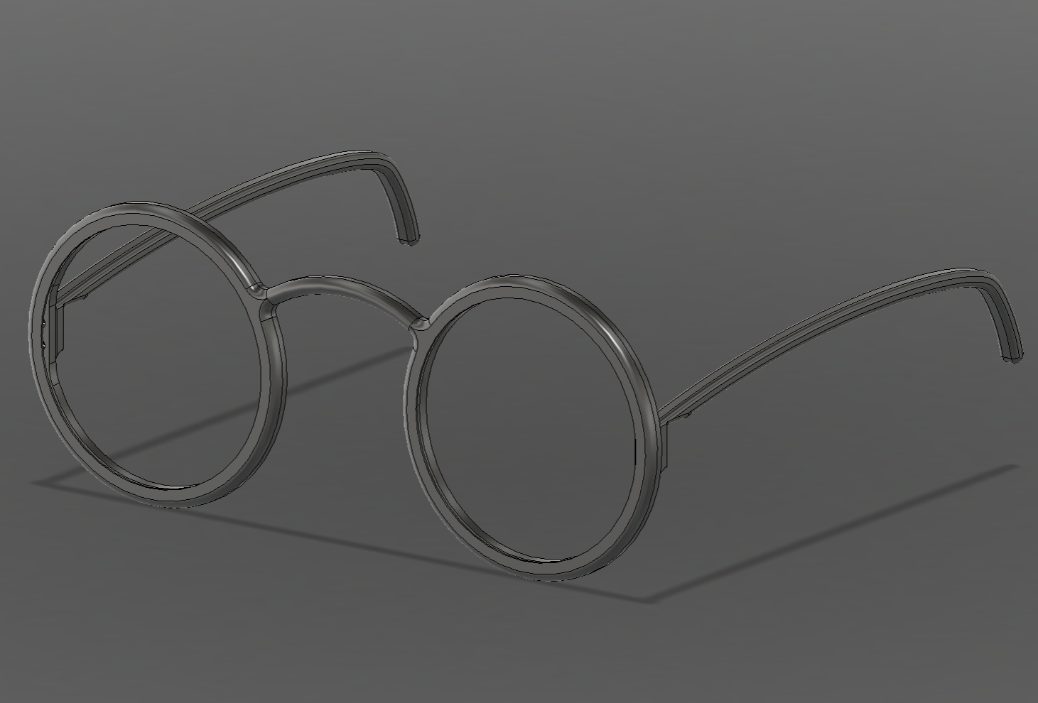 Prop Round Glasses by hes.a.guy | Download free STL model | Printables.com