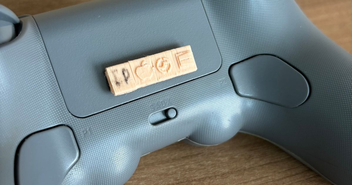 7mm Controller Label by crashfrog | Download free STL model ...