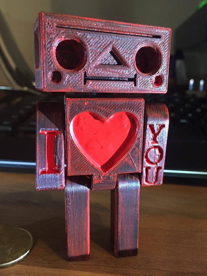 boxman velentine by The line art guy | Download free STL model ...