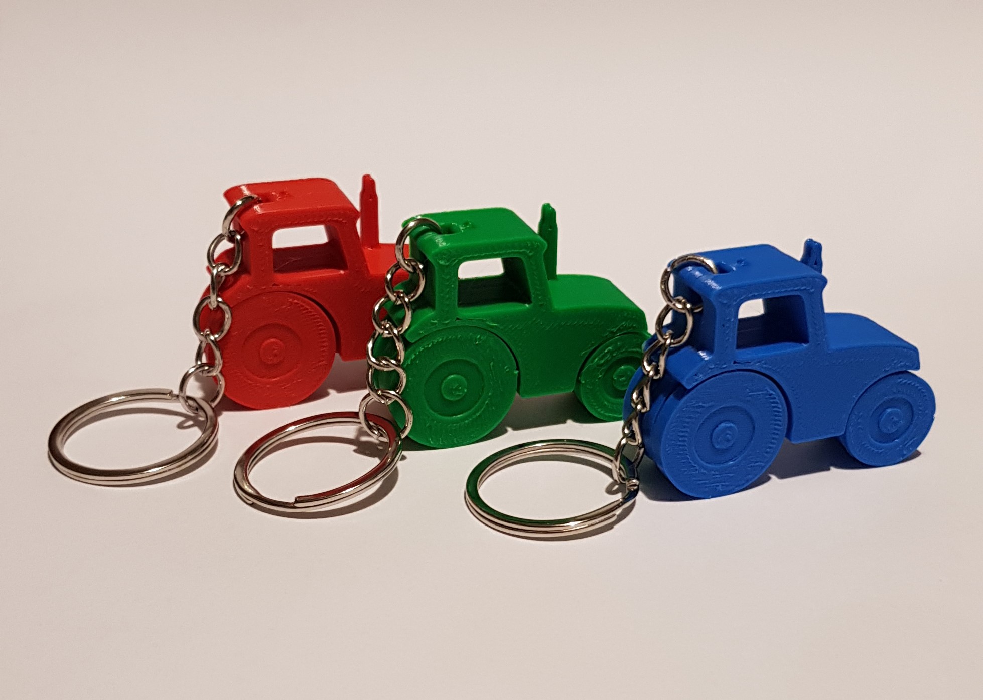 Tractor Keychain Print-In-Place by Lele88 | Download free STL model ...