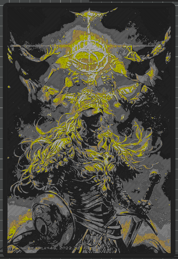 Elden Ring Fan Art - Hueforge - Filament Painting by Yolo | Download ...