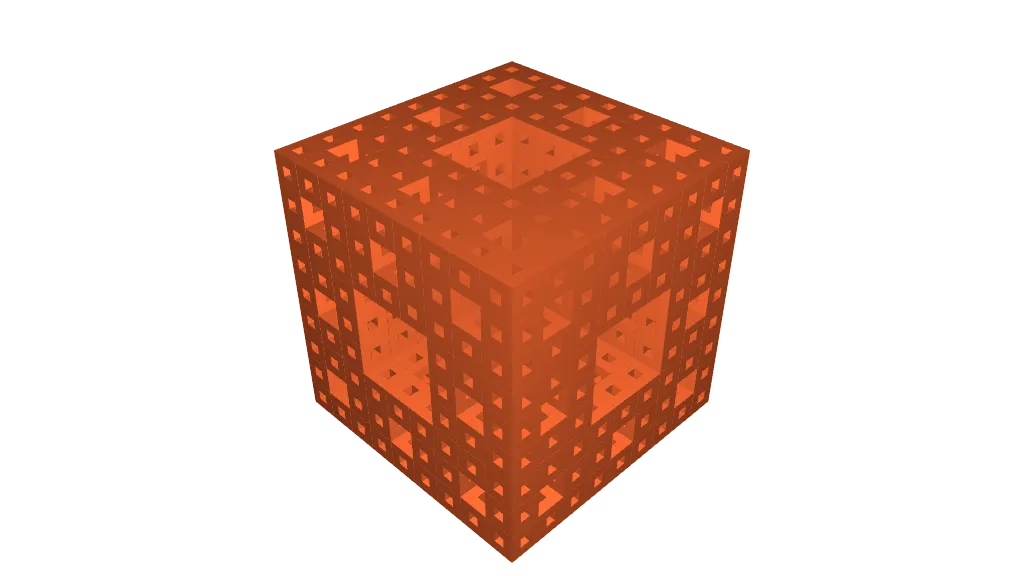 Fractale -- Eponge de Menger -- Menger sponge by Baptiste Vanotti | Download free STL model ...