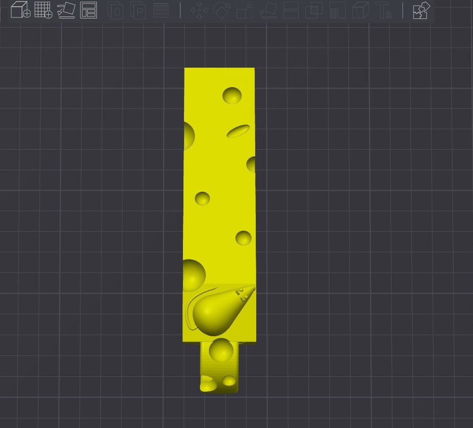 Cheese wedge door-stop with a handle by Jaromír S | Download free STL ...