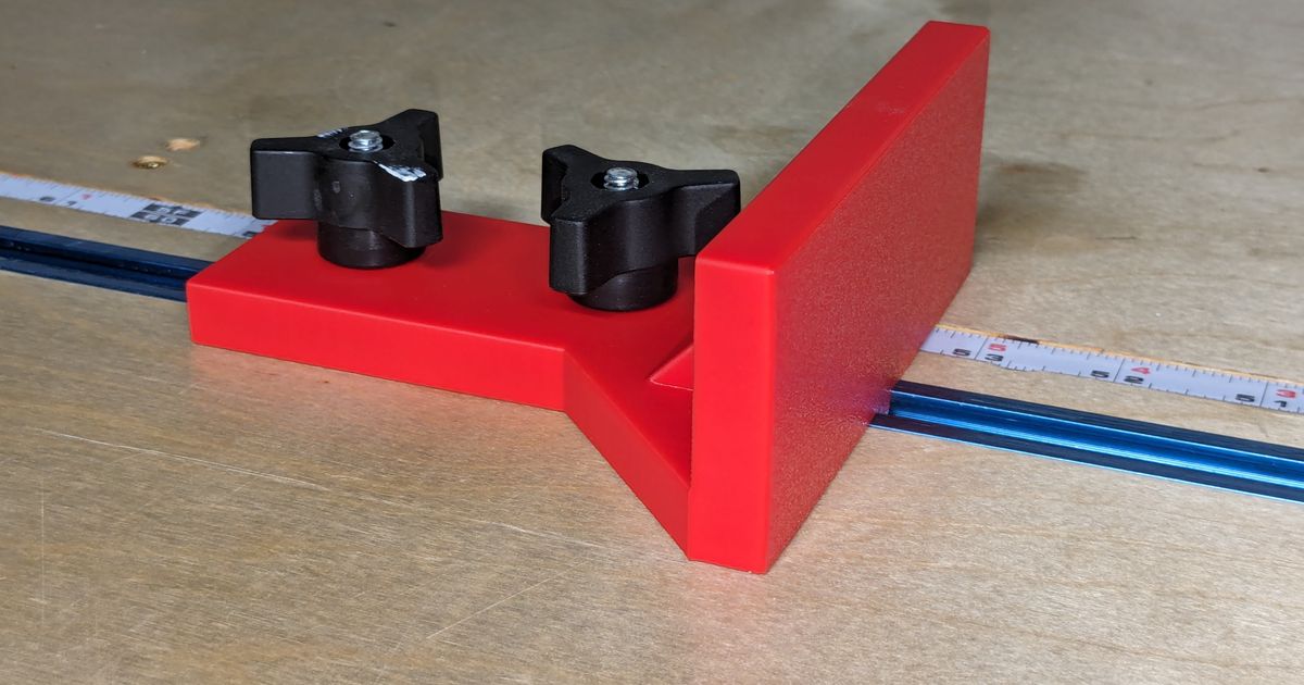 T Track Stop Block (90 degree) by contactlaj | Download free STL model ...