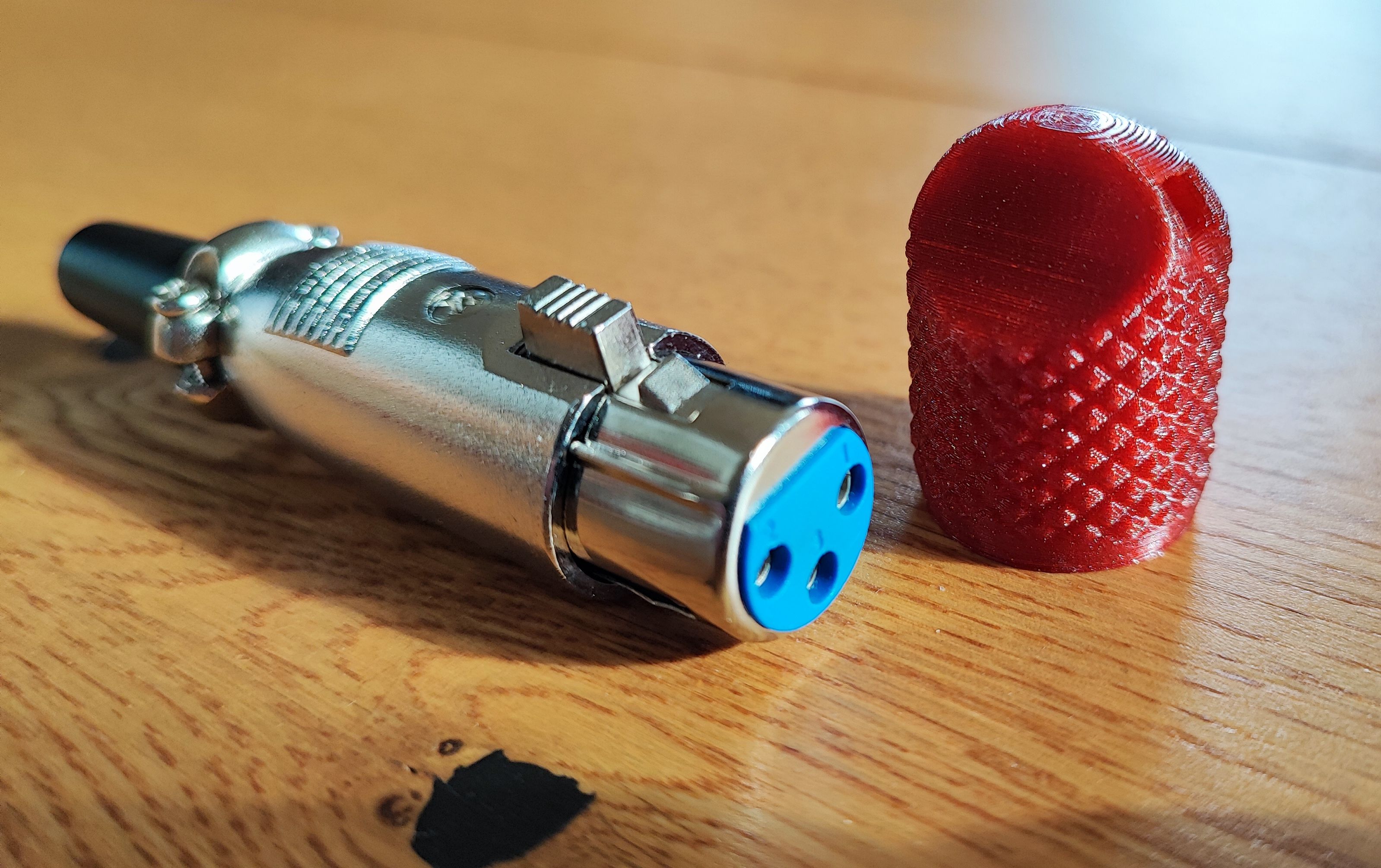 XLR Female Cap by Fagge | Download free STL model | Printables.com