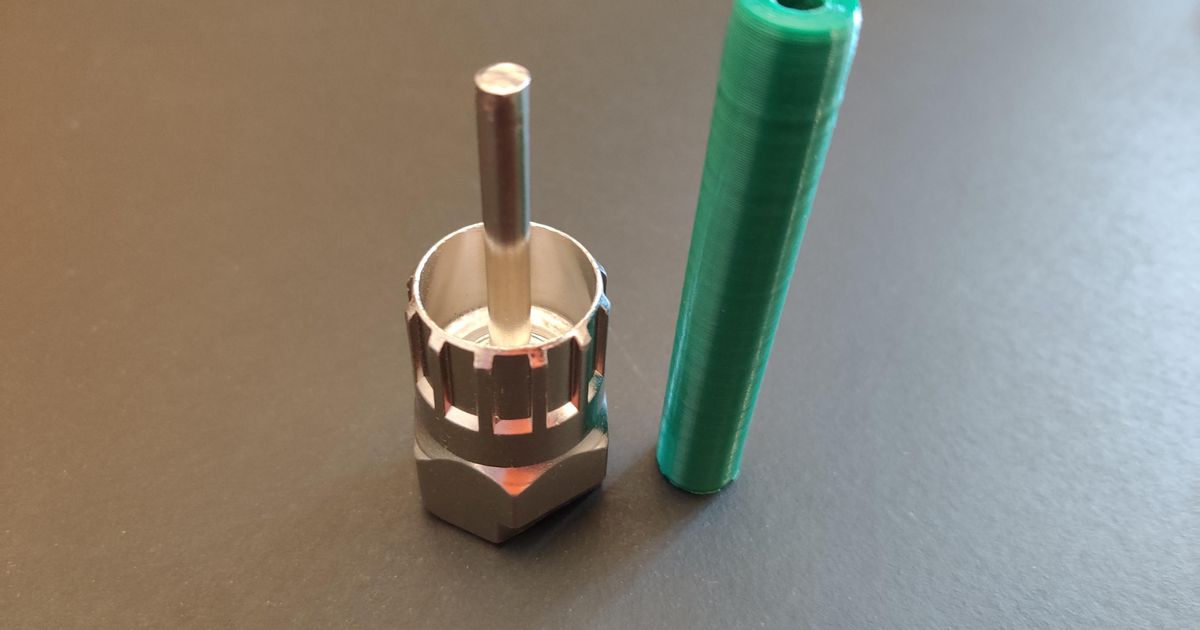 Cassette Tool Thru Axle Guide Pin Spacer from 5 to 12 mm by Slendrick ...