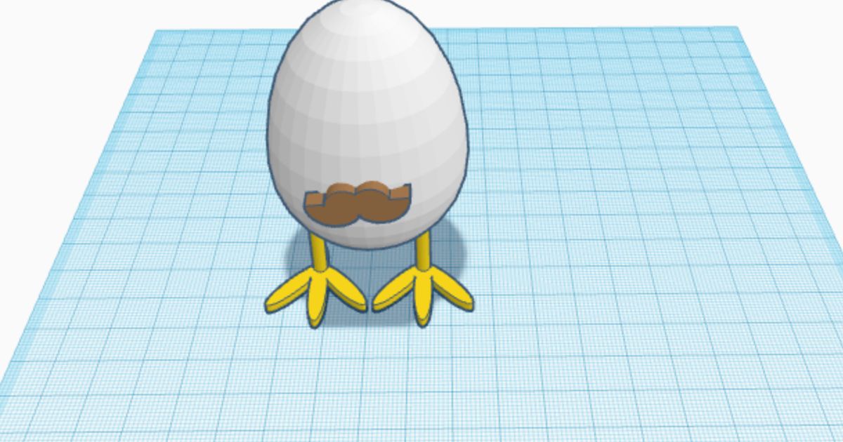 Mr Eggy by Herobrine | Download free STL model | Printables.com